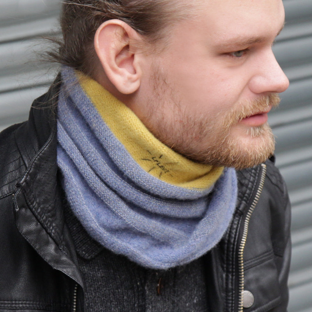 Reflective Circular Wool Scarf | Elena Corchero Lab